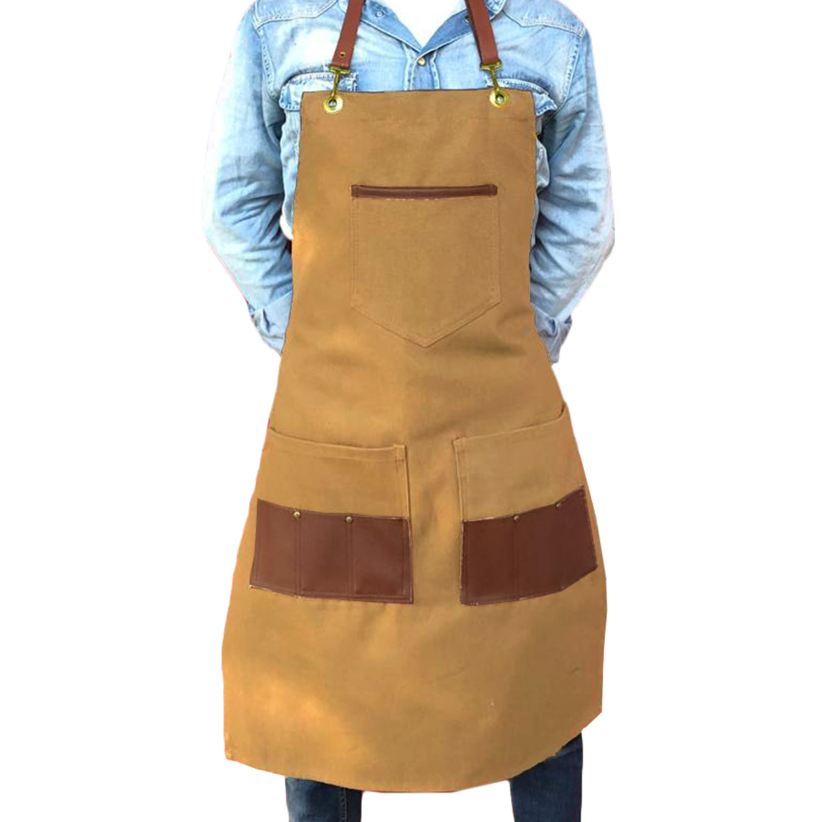 Mandil Loneta Café Claro – Pineapple Tools