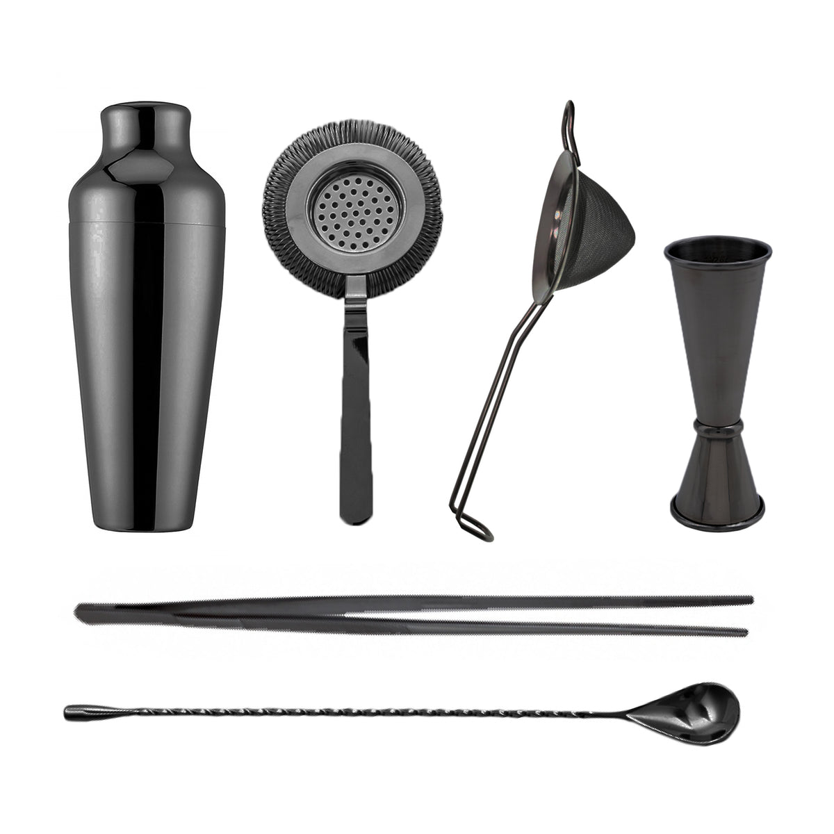 Kit Coctelería Calabrese Negro – Pineapple Tools